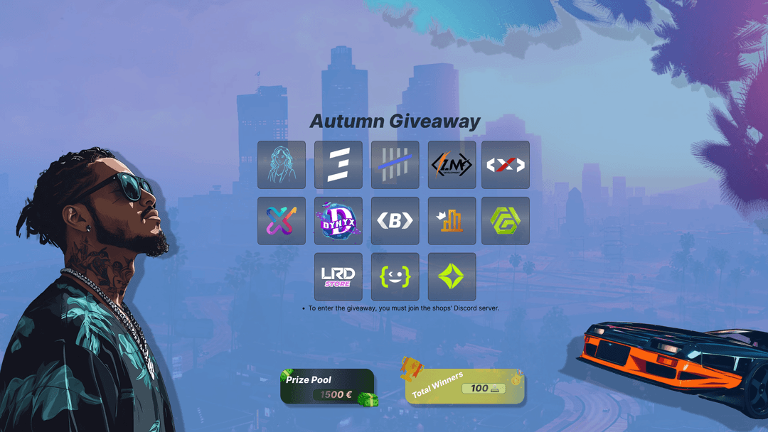 Fivegift - The best fivem giveaway platform