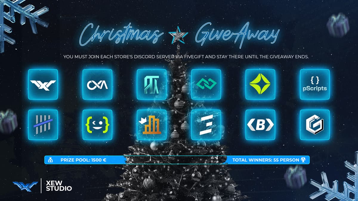 Fivegift - The best fivem giveaway platform