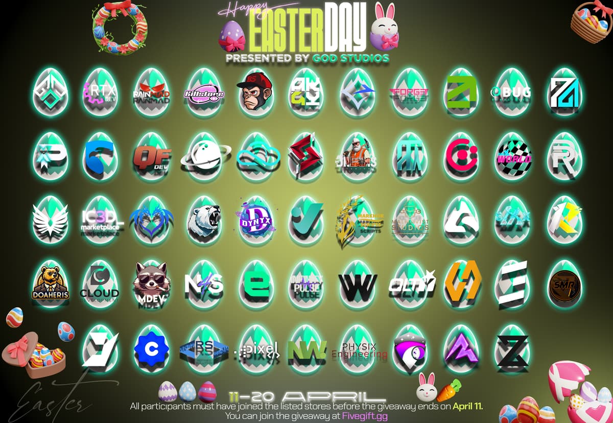 Fivegift - The best fivem giveaway platform