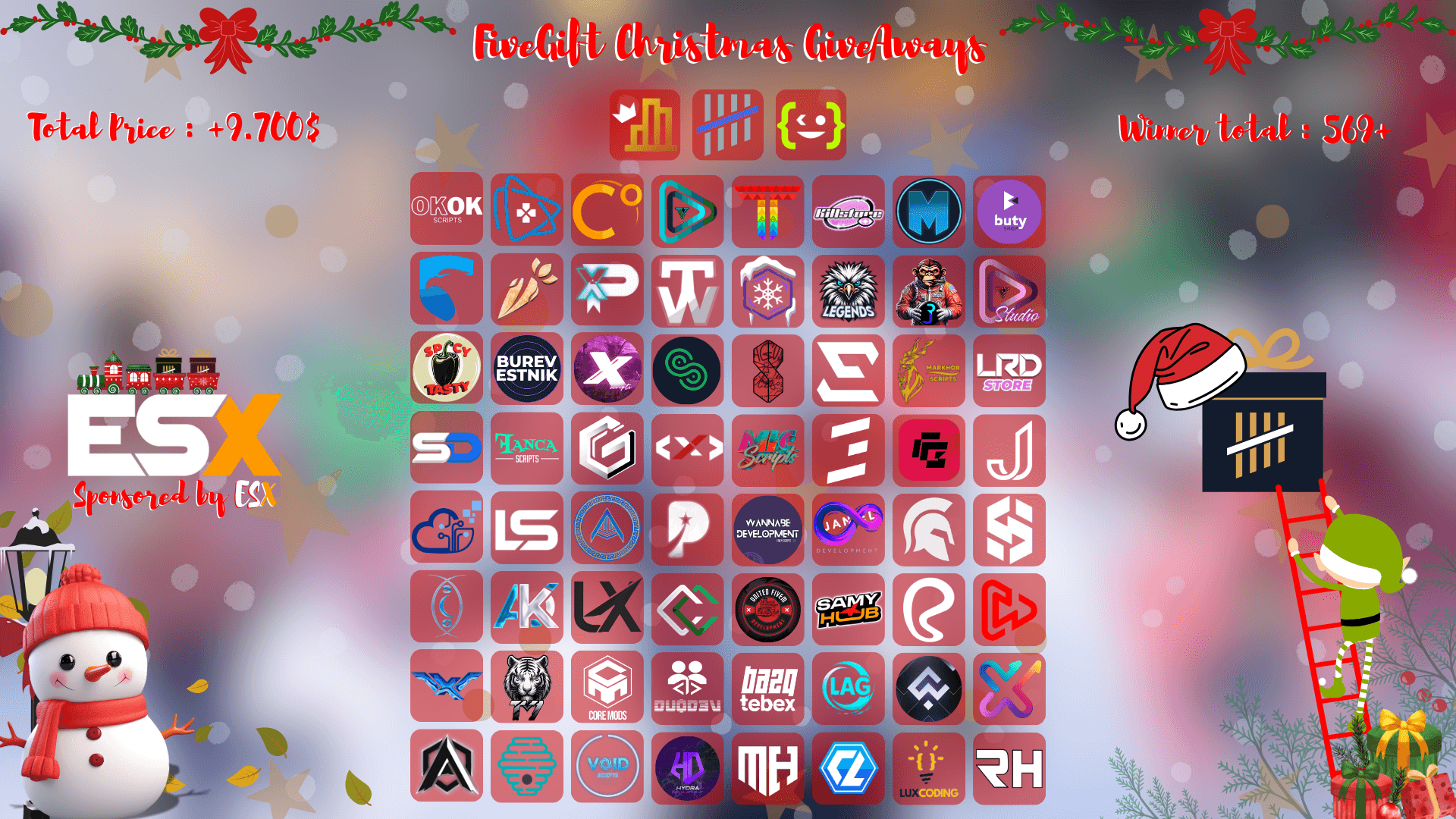 Fivegift - The best fivem giveaway platform