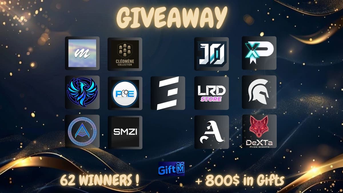 Fivegift - January Giveaway GiftM