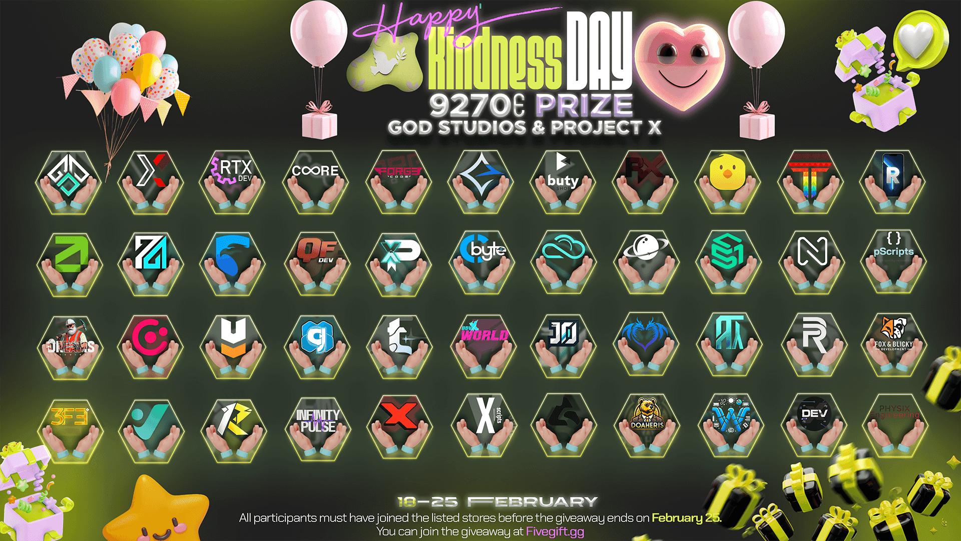 Fivegift - The best fivem giveaway platform