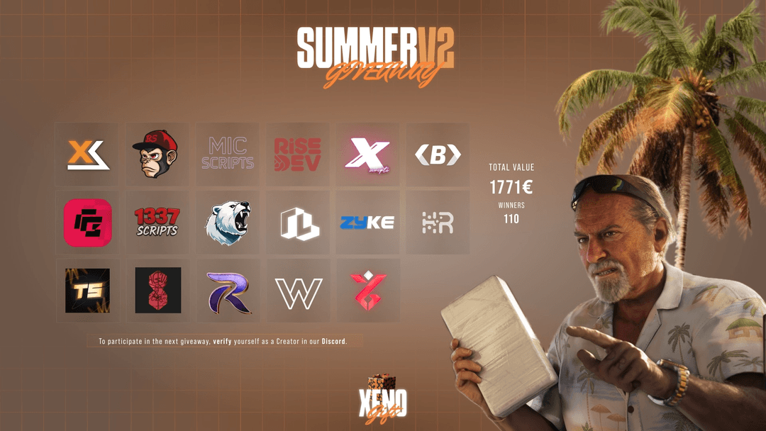 Fivegift - SUMMER GIVEAWAY V2 | XenoGift